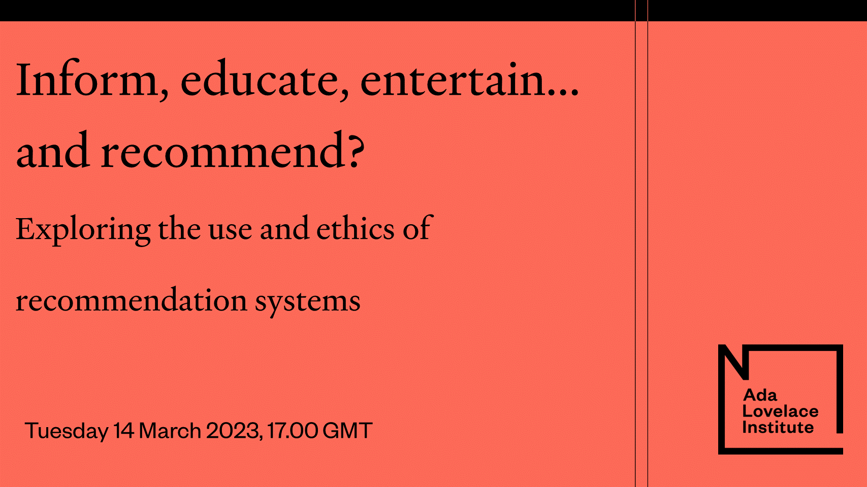 Inform, educate, entertain… and recommend? | Ada Lovelace Institute